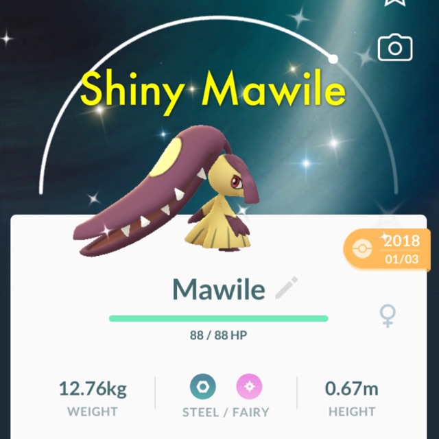 Shiny Mawile, Pokemon Go, Shiny Pokemon | Shopee Malaysia