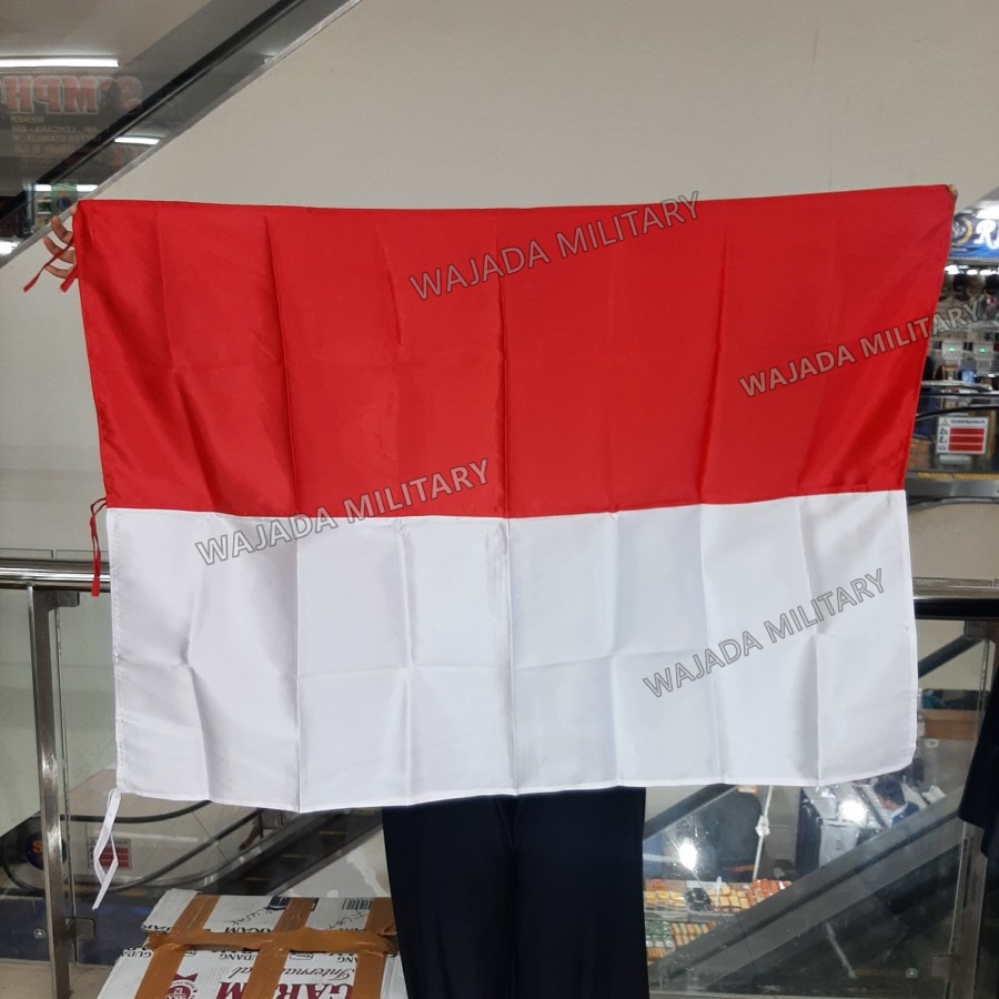 MERAH PUTIH Red And White Flag Highway Guard Flag 90cmx120cm | Shopee ...