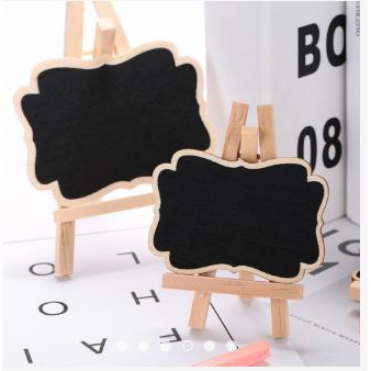 Mini Wooden Table Blackboard Message Board Chalkboard | Shopee Malaysia