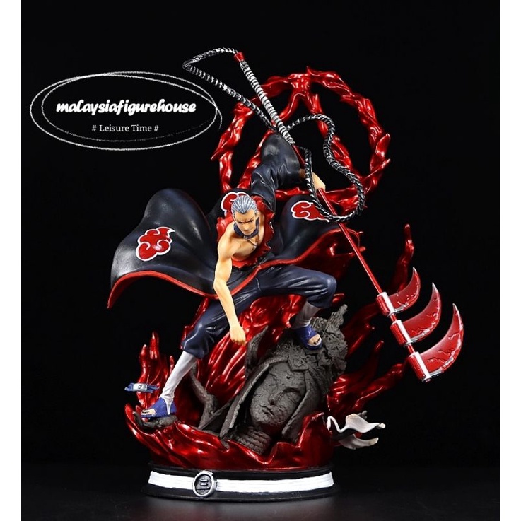 🔥READY STOCK🔥38CM NARUTO AKATSUKI MEMBER HIDAN MASK GK COPY RESIN GK ...