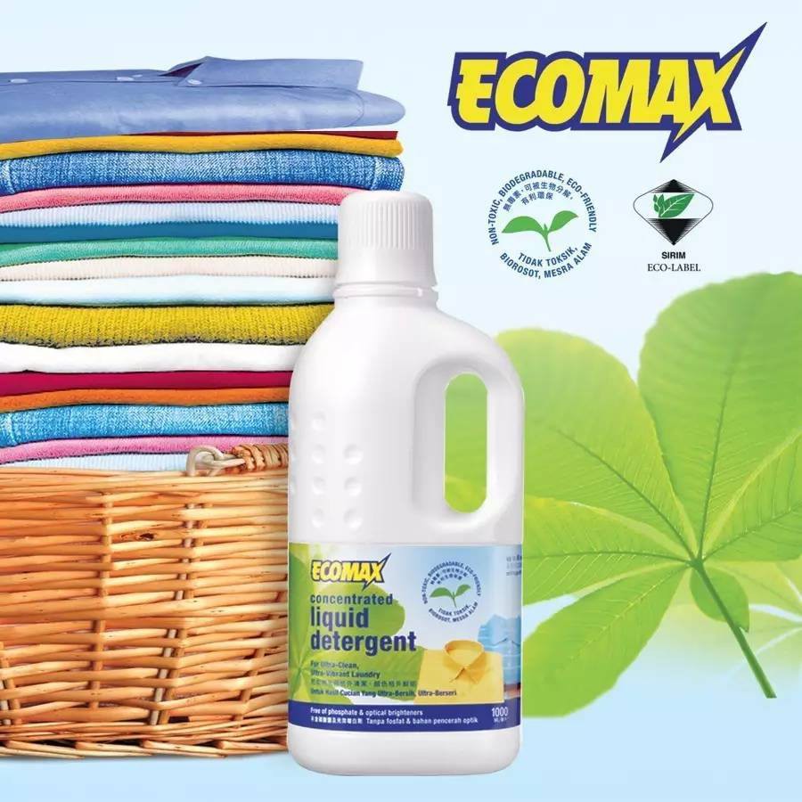 Ecomax Concentrated Liquid Detergent 1000ml | Shopee Malaysia