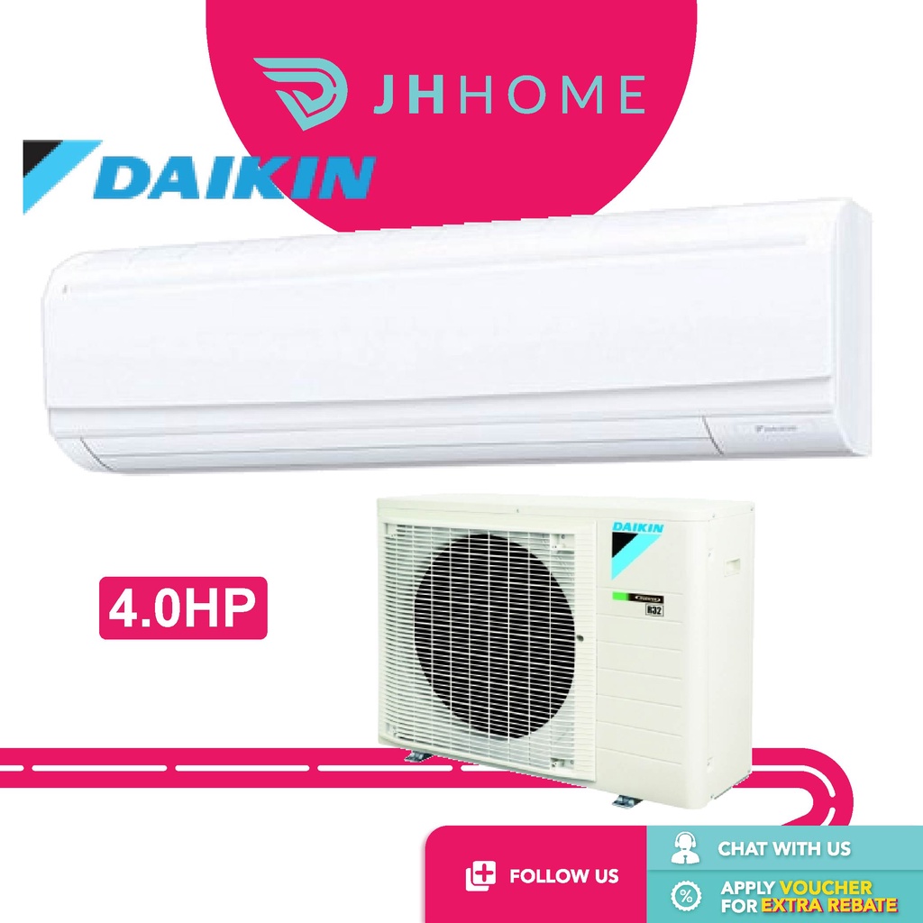 Daikin R32 Standard Inverter Econo Mode Air Conditioner RZF100CV ...