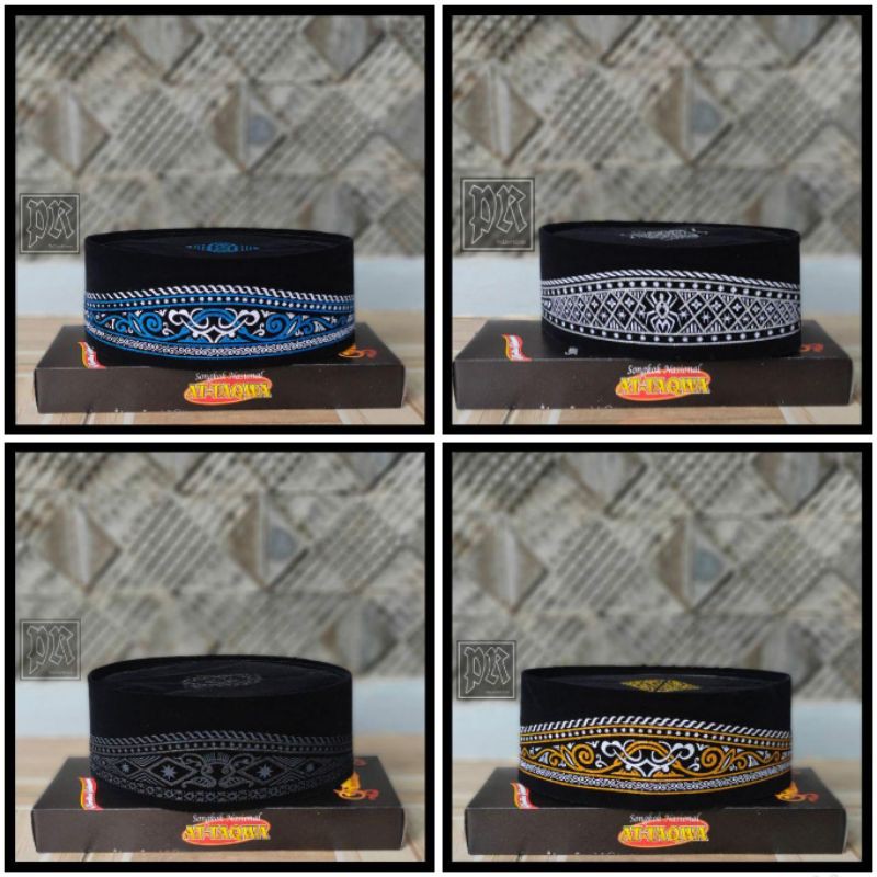 HITAM National SONGKOK PECI PECI MODERN BATIK MOTIF PECI BATIK PECI ...