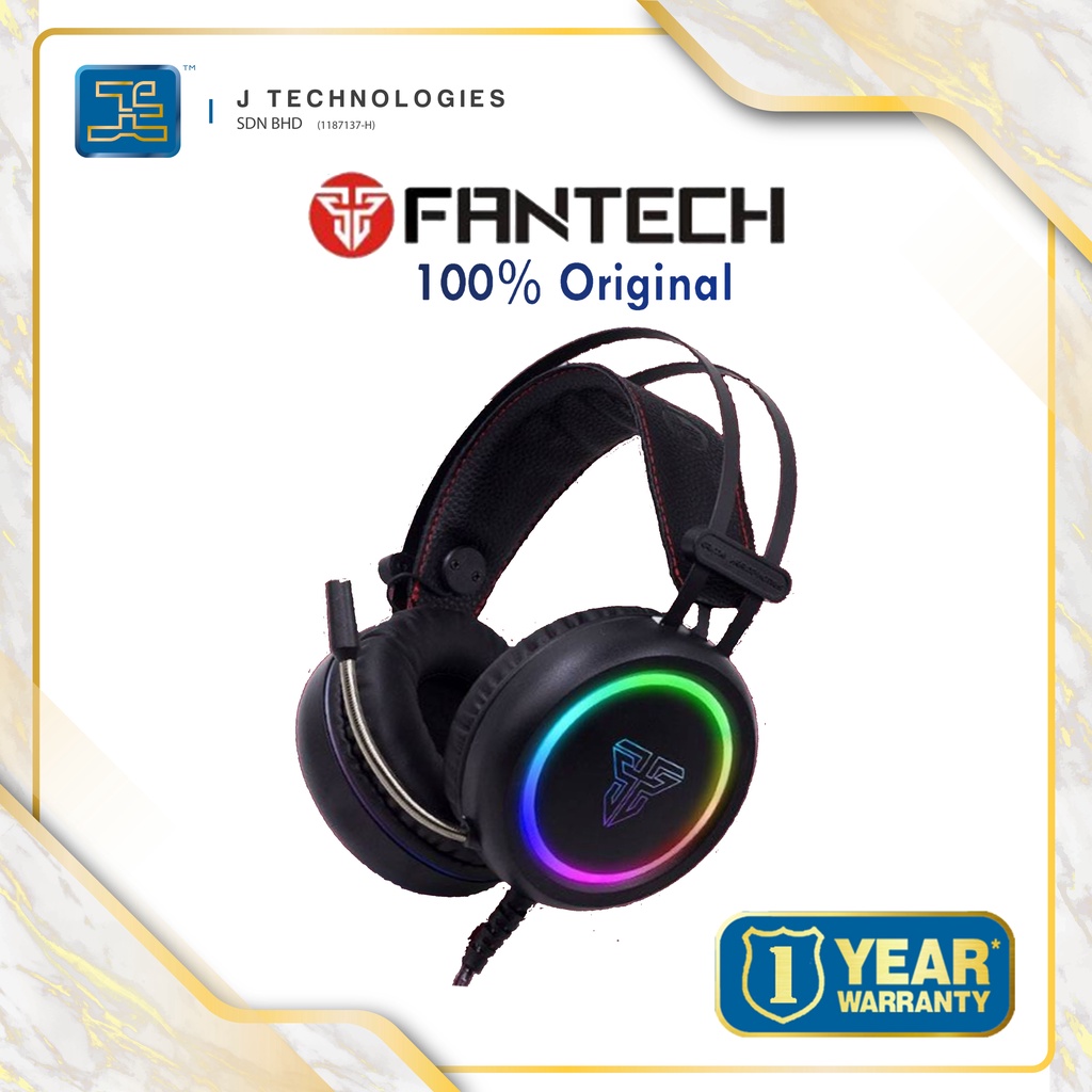 Fantech RGB 7.1 Virtual Surround Sound Headphone Noise Cancellation ...