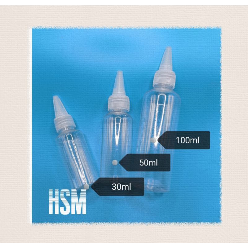 Transparent sharp mouth bottle squeeze bottle plastic drop bottle small ...