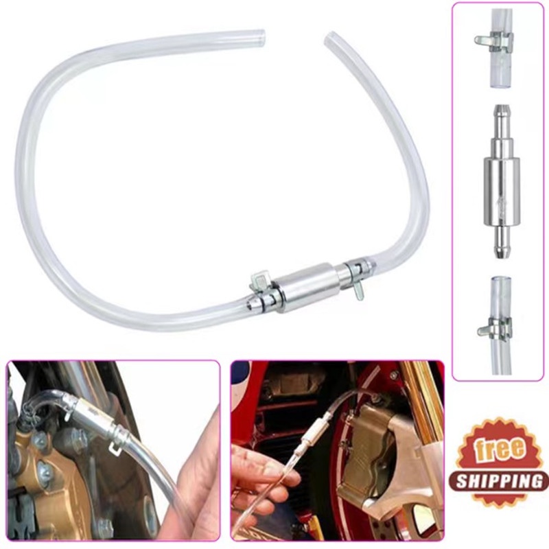 Line Pipe Brake Fluid Bleeder Bleeding Head One-Way Flow Oil Control ...