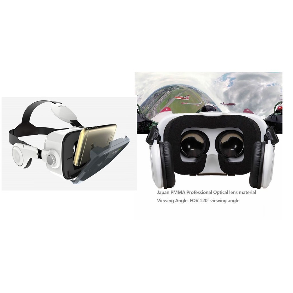 VR SHINECON 3 & BOBOVR Z4 Virtual Reality 3D Glassess Helmet Oculus Rift VR Box | Shopee Malaysia