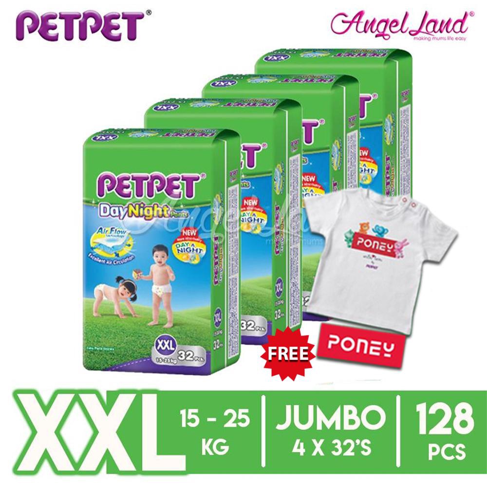 PetPet DayNight Pants Jumbo Pack M54/L46/XL40/XXL32 (4Packs) + FOC 1x ...