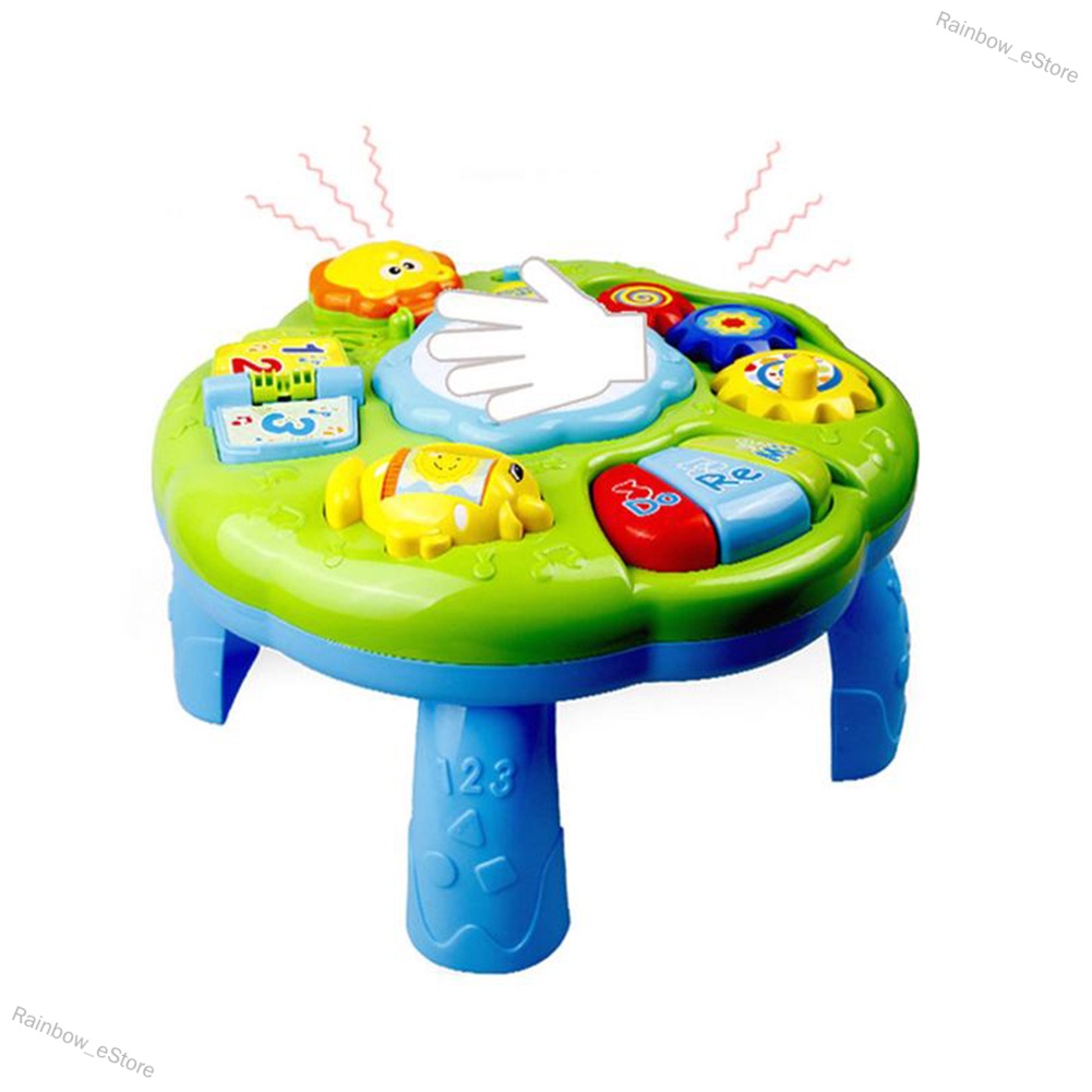 Learning Activity Table Baby Toys Educational Musical Desk Toys with ...