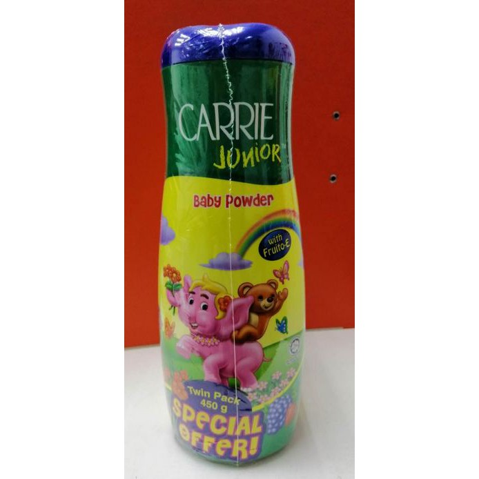 CARRIE JUNIOR GRAPEBERRY BABY POWDER TWIN PACK 450G X2 | Shopee Malaysia