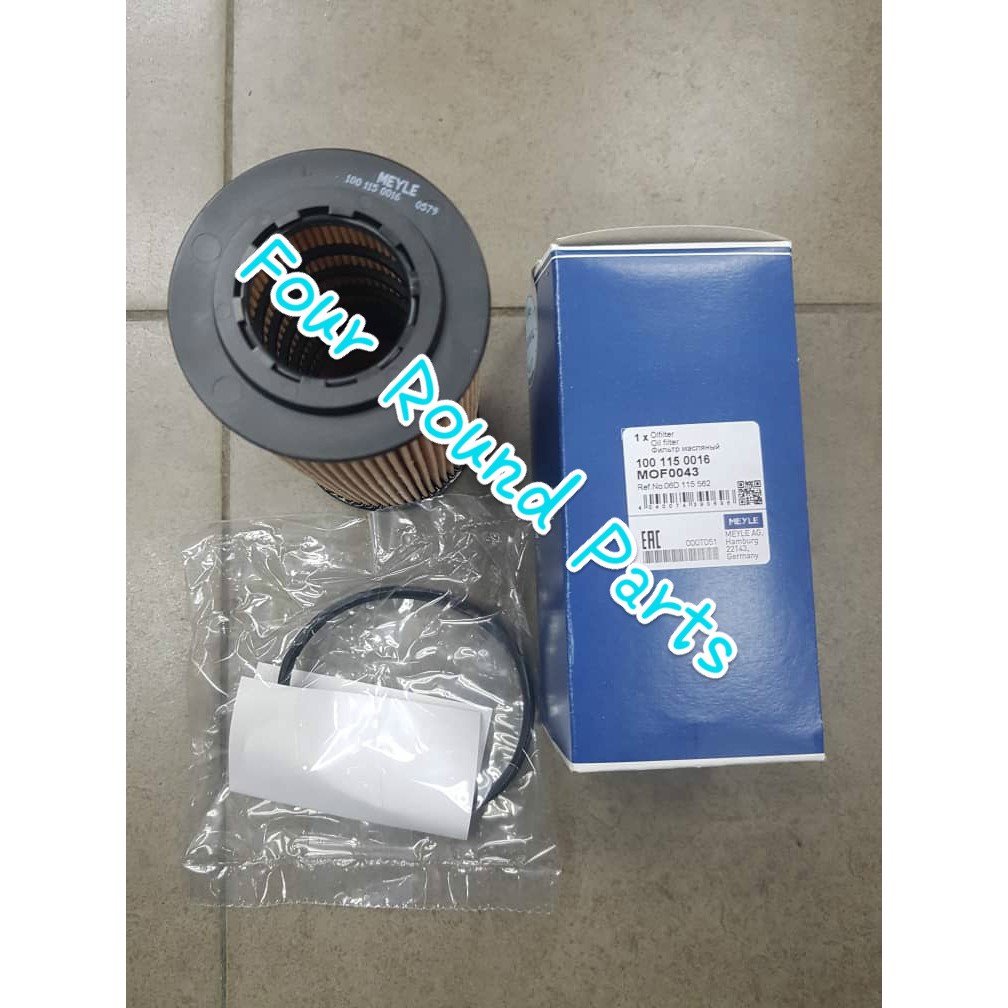 AUDI A4 B7 TT MK2 VOLKSWAGEN GOLF MK5 GTI ENGINE OIL FILTER 06D115562 ...