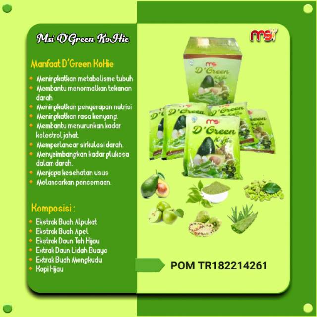 Green Kohie Msi 1 Sachet | Shopee Malaysia