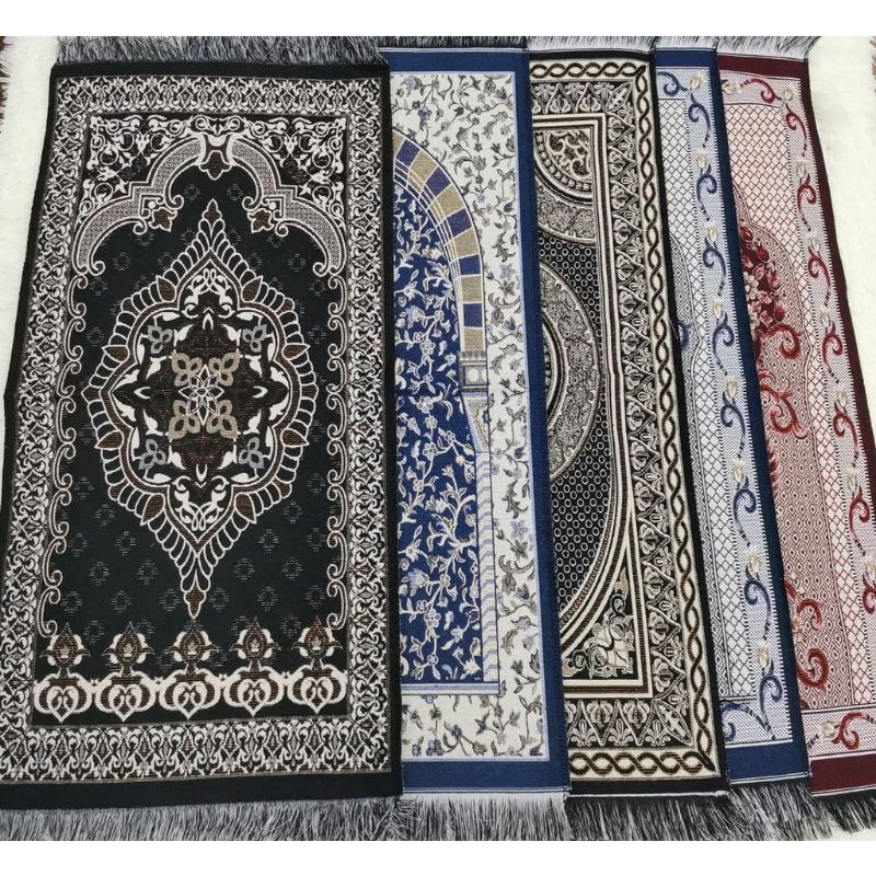 Sejadah Muka Tenun Turkey panjang size 35 x 70cm doorgifts | Shopee ...