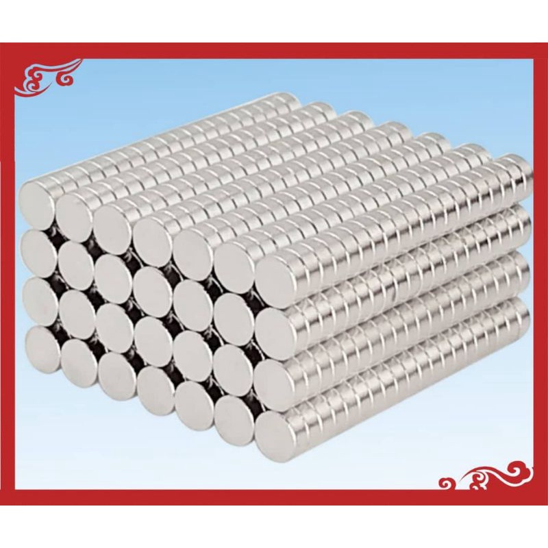 Power Magnet(Round/Square)1pc【Round:4mm/5mm/6mm/8mm】【Thickness:1mm/2mm ...