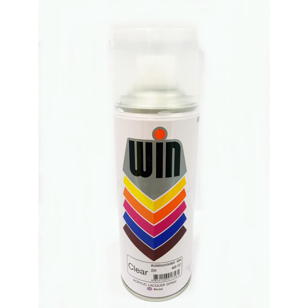 TOA WIN Aerosol Spray Paint (BLACK,WHITE,SILVER,RED,CLEAR,Flat Black ...