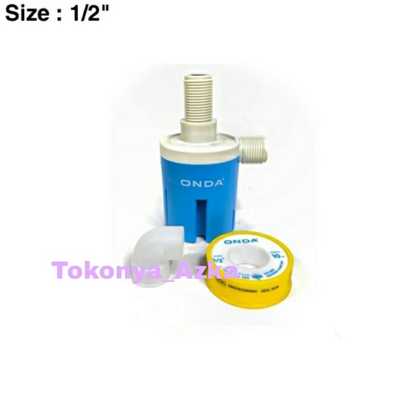 1/2 inch Vertical Automatic Faucet Stop Automatic Float 1/2" ONDA ...
