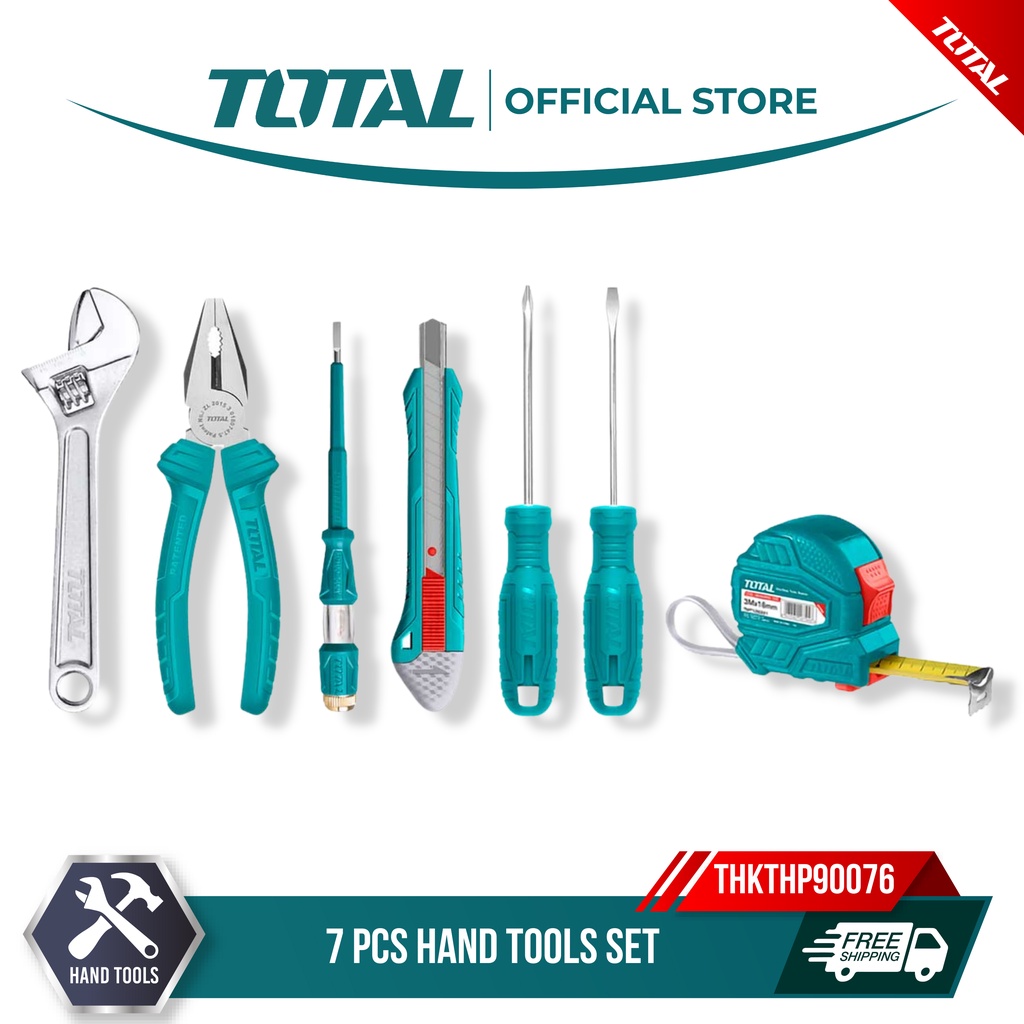 Total Hand Tools Set (7 Pcs) THKTHP90076 | Shopee Malaysia