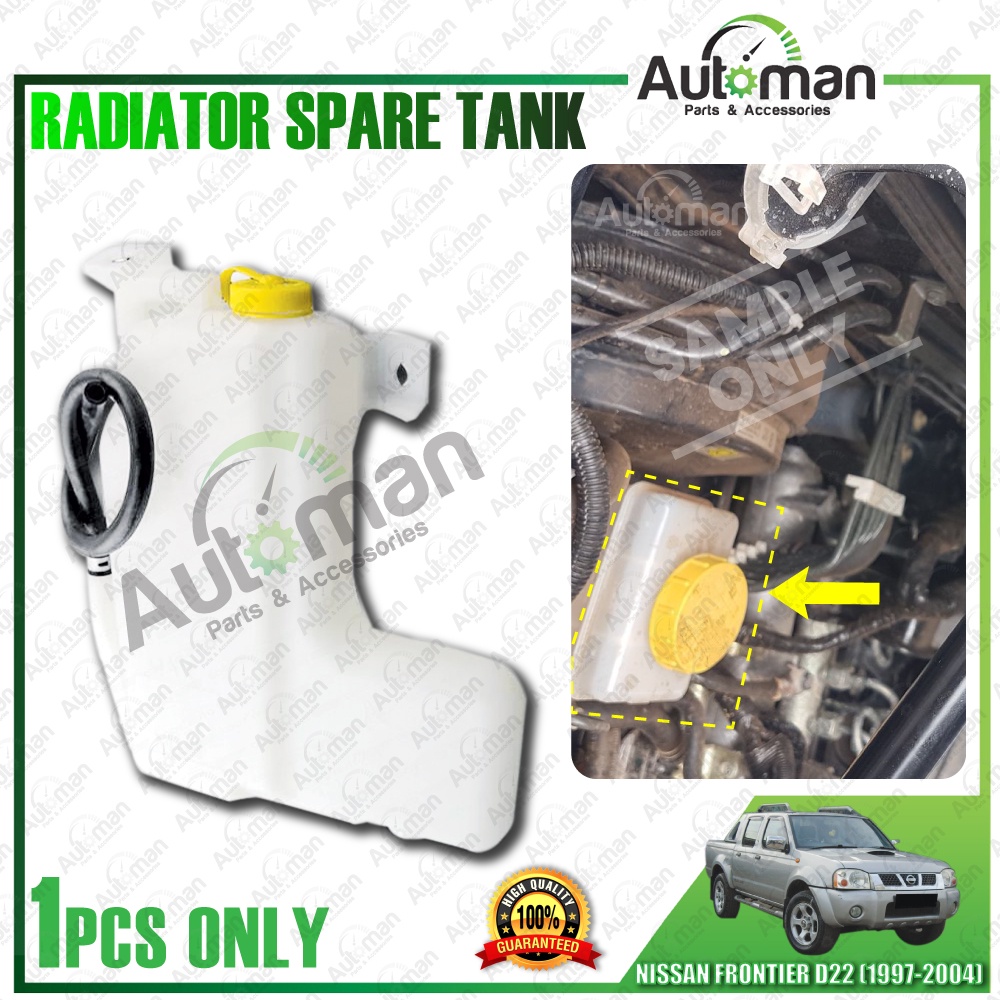 Nissan Frontier D22 1997 - 2004 Water Radiator Spare Tank Bottle Jar ...