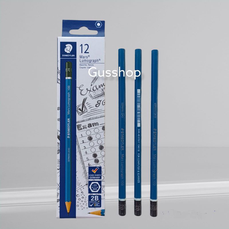Staedtler PENCIL 2B 1 PACK (12 PCS) | Shopee Malaysia