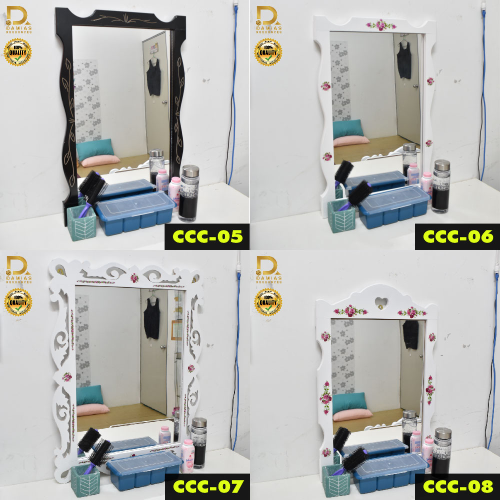 Ready Stock Frame Mirror Cermin Berbingkai Kayu Hiasan Deco Dinding ...