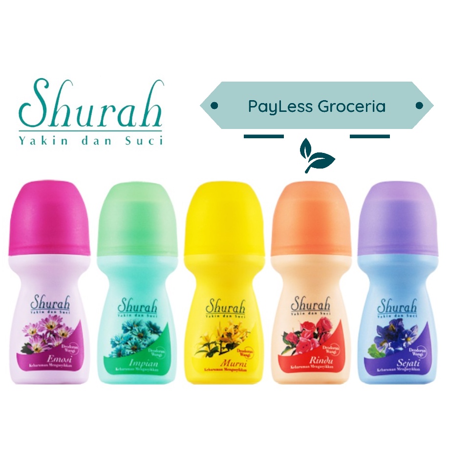 Shurah Deodorant Roll On 30ml | Shopee Malaysia