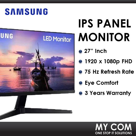 Samsung LF27T350FHEXXM 27" IPS Panel 75Hz 5ms AMD FreeSync LED Monitor ...