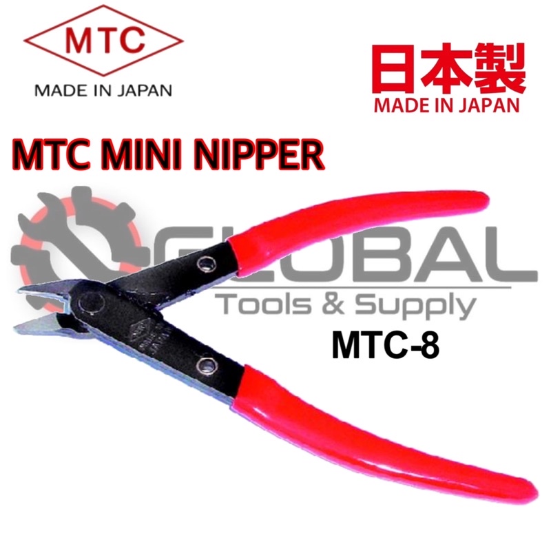 🇲🇾 READY STOCK 🇲🇾 MTC MINI NIPPER / MICRO NIPPER / WIRE CUTTER 125MM (MTC-8) 🇯🇵 MADE IN JAPAN ...