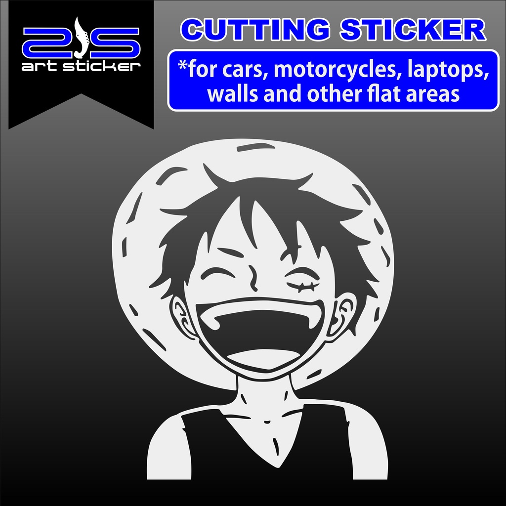 One piece luffy law sticker one piece logo car sticker | Shopee Malaysia