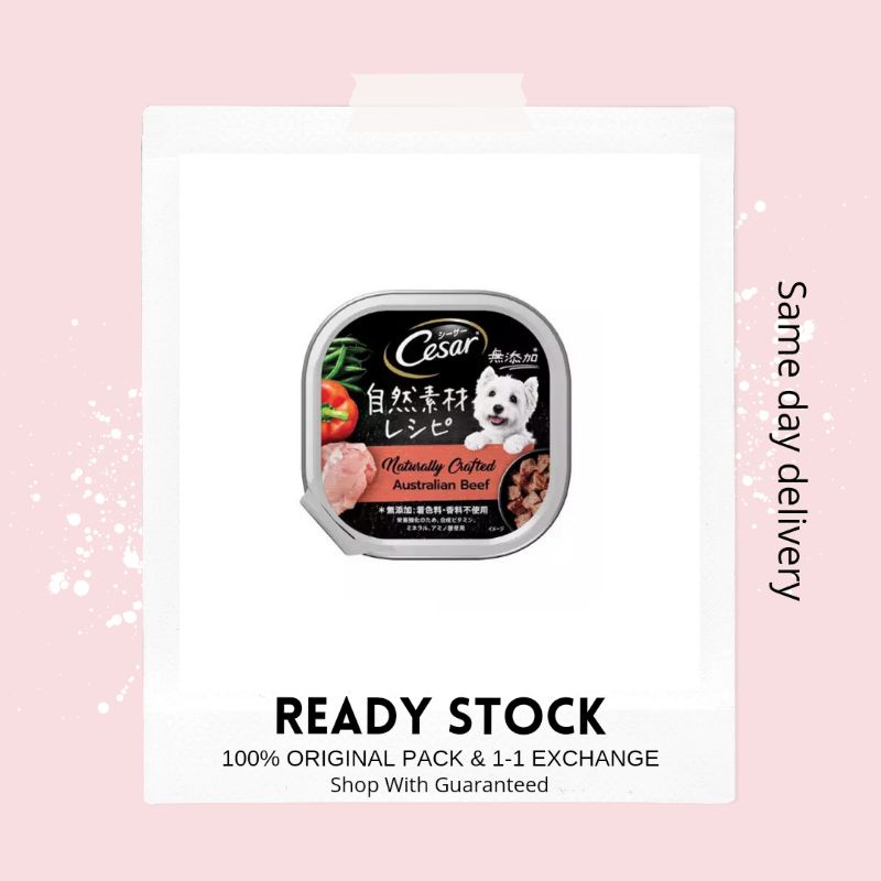 Cesar Can Wet Dog Food 100g 100% Original (Ready Stock) | Shopee Malaysia