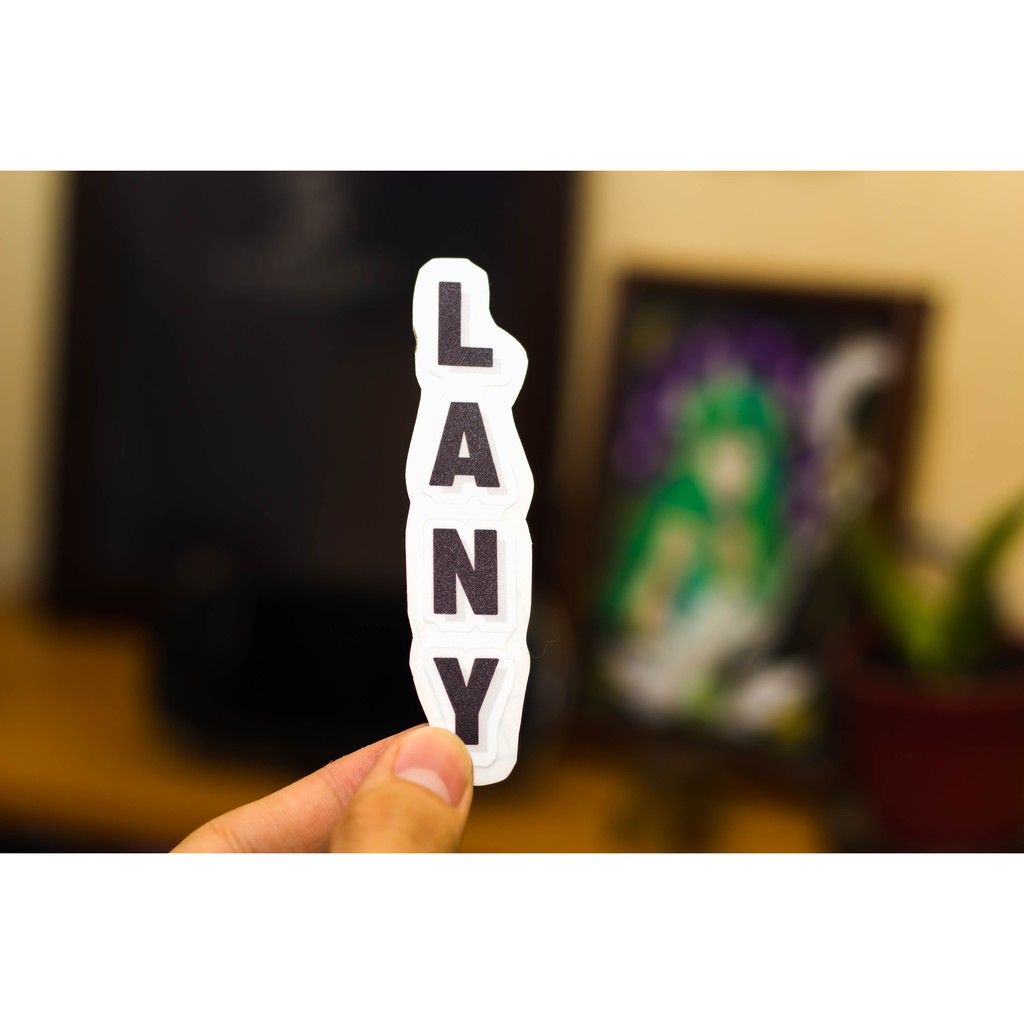 LANY Laminated Stickers (per piece) | Shopee Malaysia