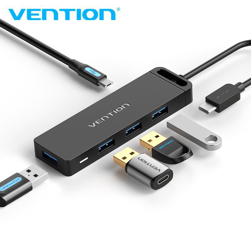 Vention Type C Hub Type C to 4 Port USB 3.0 Hub Hight Speed USB 3.0 HUB ...