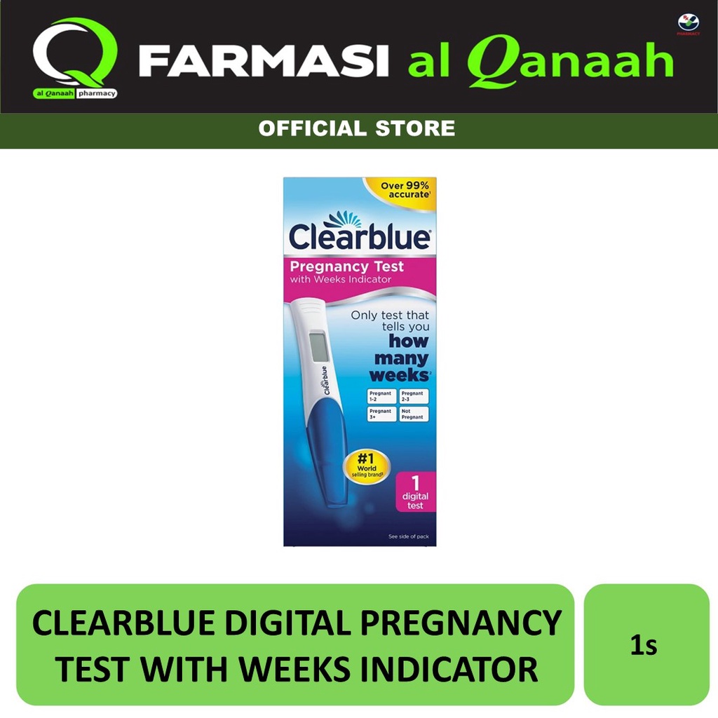 Clearblue Digital Pregnancy Test With Weeks Indicator | Shopee Malaysia