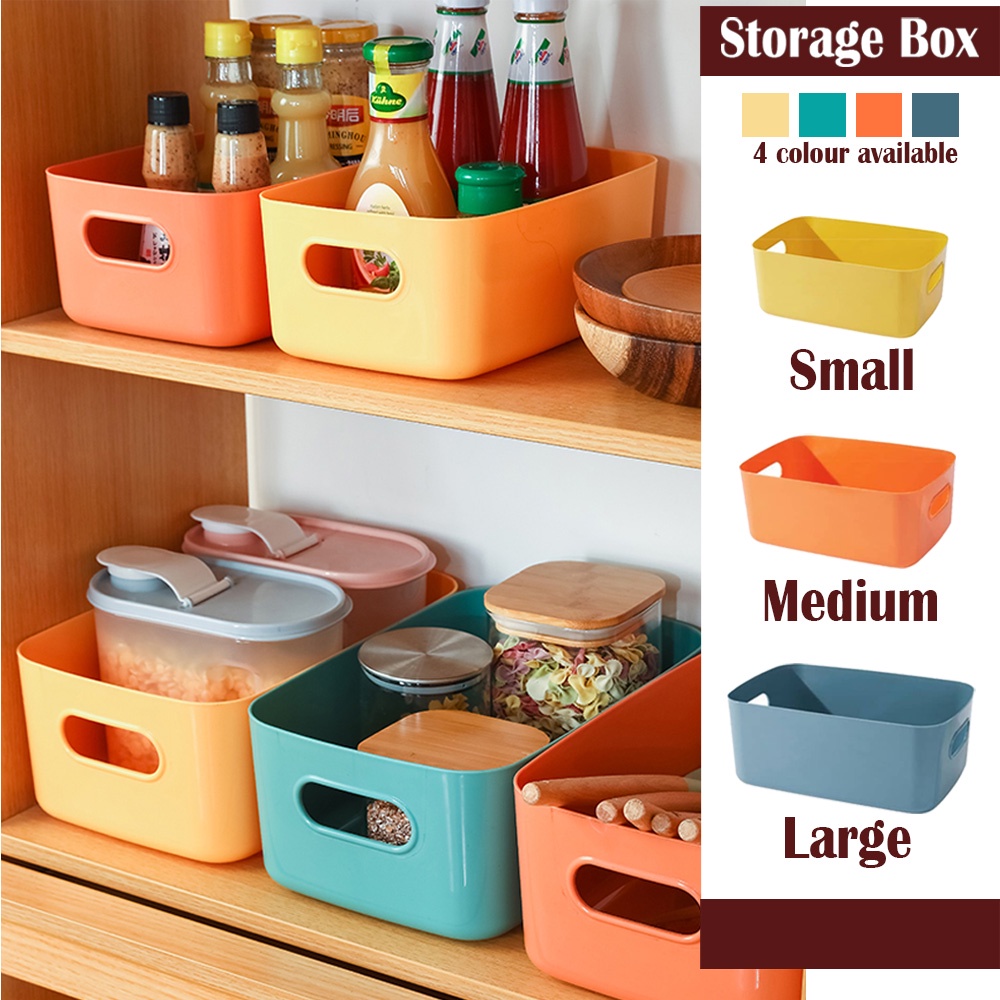 QB SO022 Colourful Plastic Storage Box / Kitchen Storage Box Living ...
