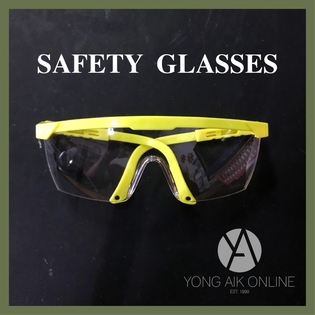SAFETY GLASSES | CLEAR EYE PROTECTION | WORK GOGGLES | EYEWEAR ...