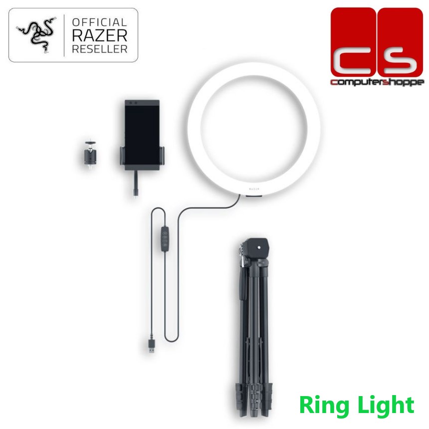 Razer Ring Light 12” USB LED Ring Light for PC and Mobile Streaming ...