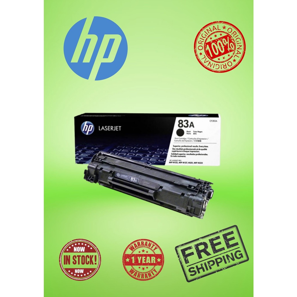 HP 83A/CF283A ORIGINAL BLACK TONER CARTRIDGE | Shopee Malaysia