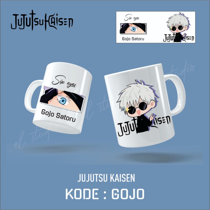 Glasses, Jujutsu kaisen Mugs, Gojo satoru, inumaki togu, itadori yuji ...