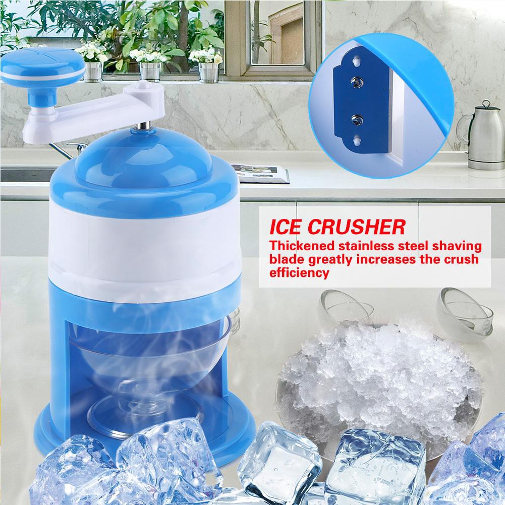 High Quality Mini Portable Hand Crank Ice Shaver Manual Ice Crusher ...