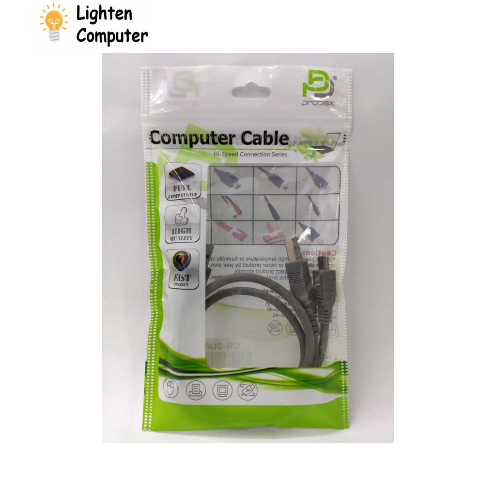 Probex USB 2.0 Y Head Cable For External Hard Drive - USB-A to USB-Mini ...