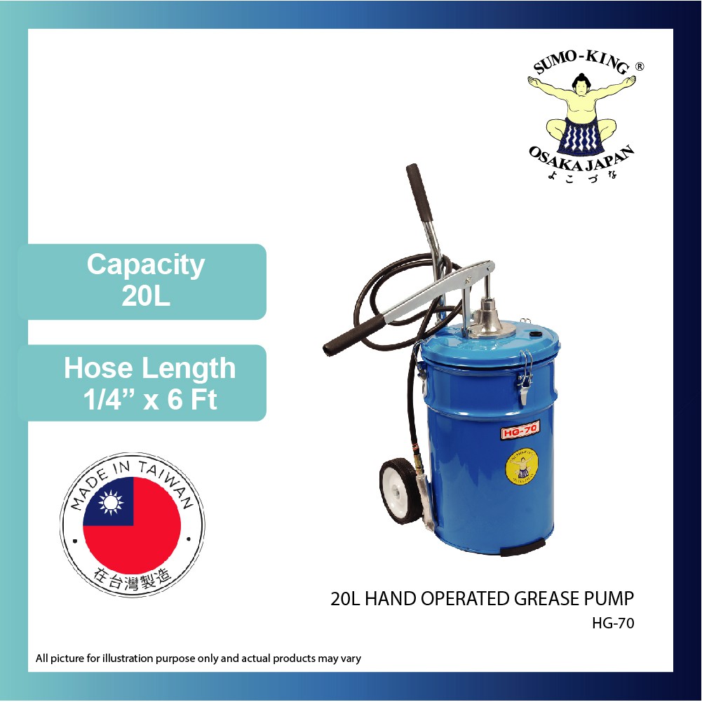 SUMO KING 20L HAND OPERATED GREASE PUMP | Shopee Malaysia