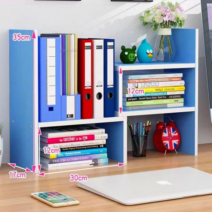 Portable Office Table Book Shelf Magazine Document Rack Storage ...