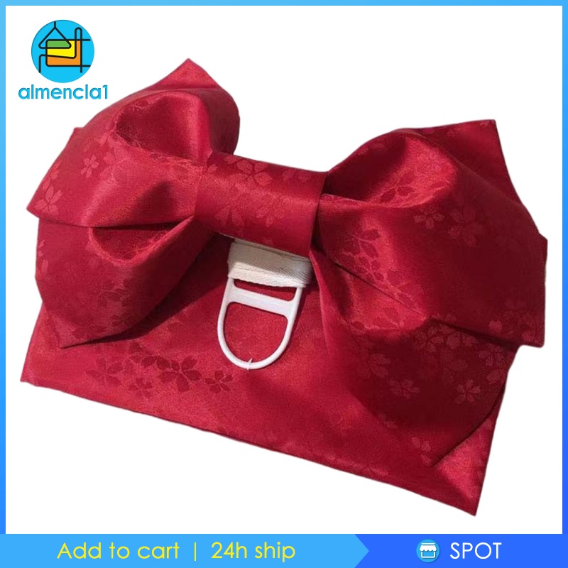 [AlmenclaabMY] Kimono Obi Jacquard Pre-Tied Waist Strap Cummerbund ...