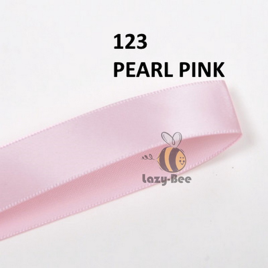 LAZY BEE 5 Meter Light Pink Premium Double Face Satin Ribbon DIY Craft ...