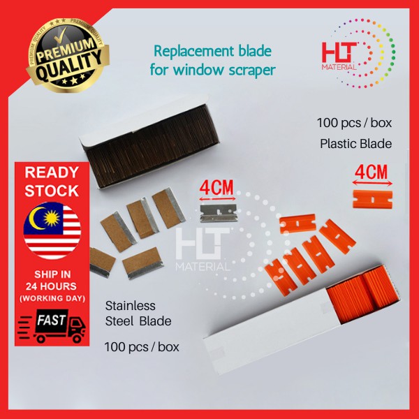 (Ready Stock at Malaysia) 100 Pieces > Plastic / Stainless Steel Razor ...