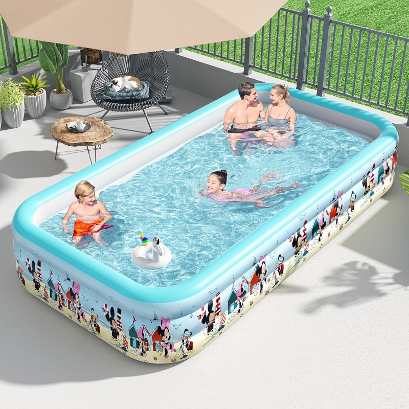 3M Kolam Big Size Family Swimming Pool Inflatable Kolam Mandi Besar ...
