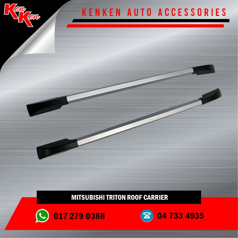 Mitsubishi Triton Roof Carrier Stick Silver | Shopee Malaysia