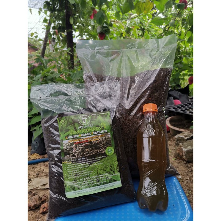 VERMICOMPOST VERMICULTURE 3 IN 1 TRIAL KIT (VERMISOIL+VERMICAST ...