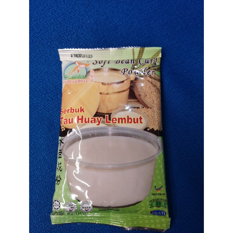 HAPPY GRASS Serbuk Tau Huay Lembut / Soya Bean Curd Powder 150gm 水豆花粉 ...