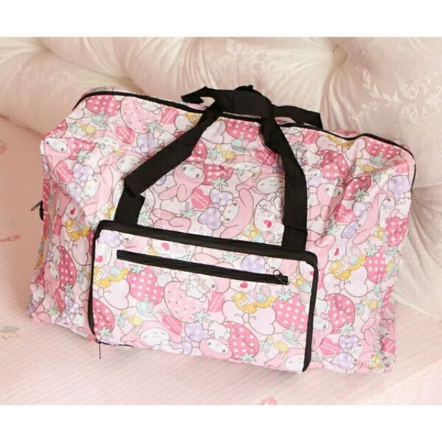 Hello kitty melody travel bag Foldable | Shopee Malaysia