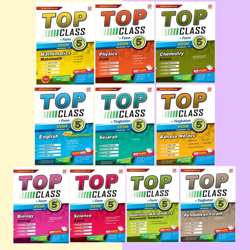 [Bukulah] Buku Latihan : Top Class KSSM Form 4,5 / Tingkatan 4,5 (2021) Dwibahasa | Shopee Malaysia